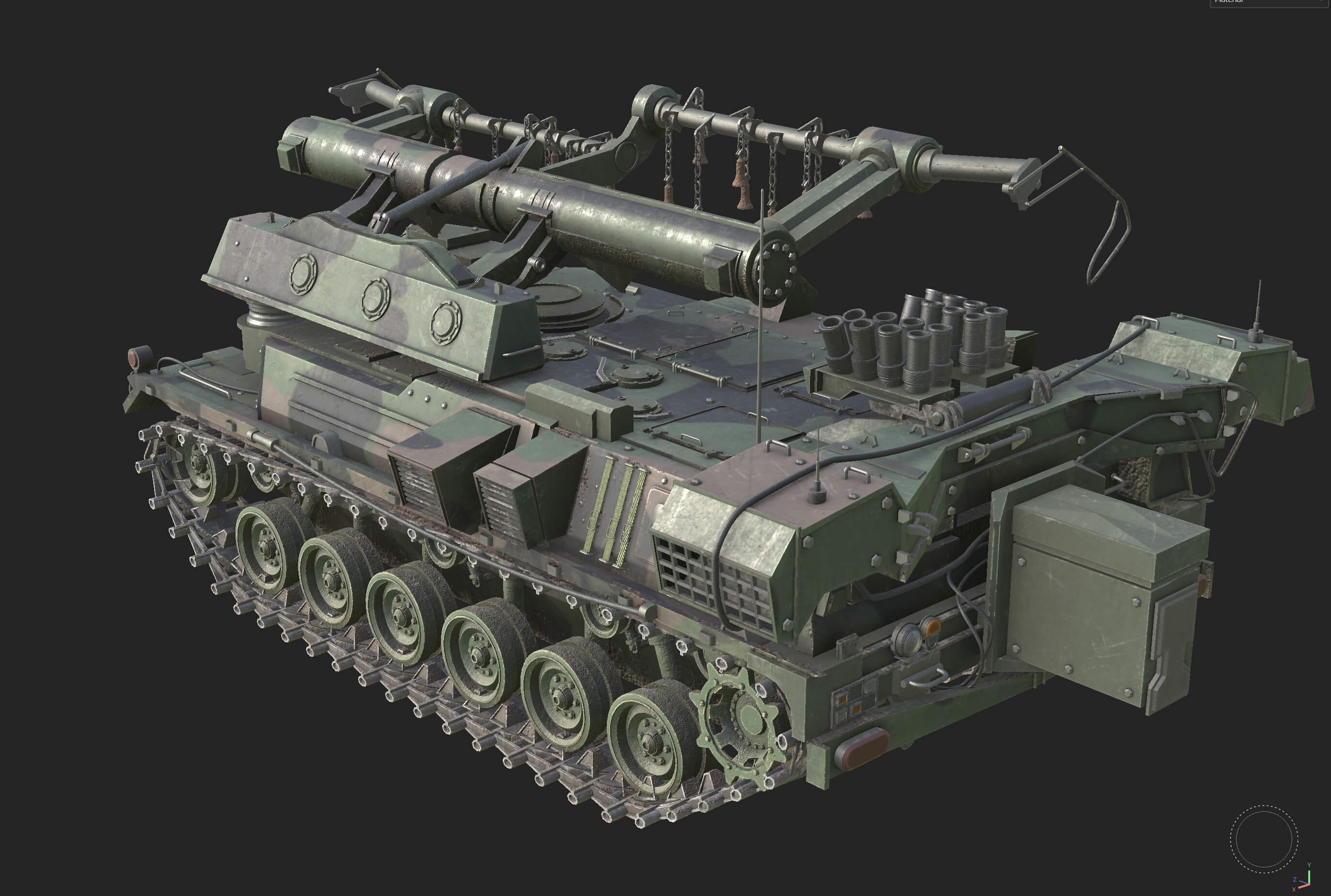 Minenraumpanzer Keiler Mine Clearing Tank - 3D Model by 3dstudio