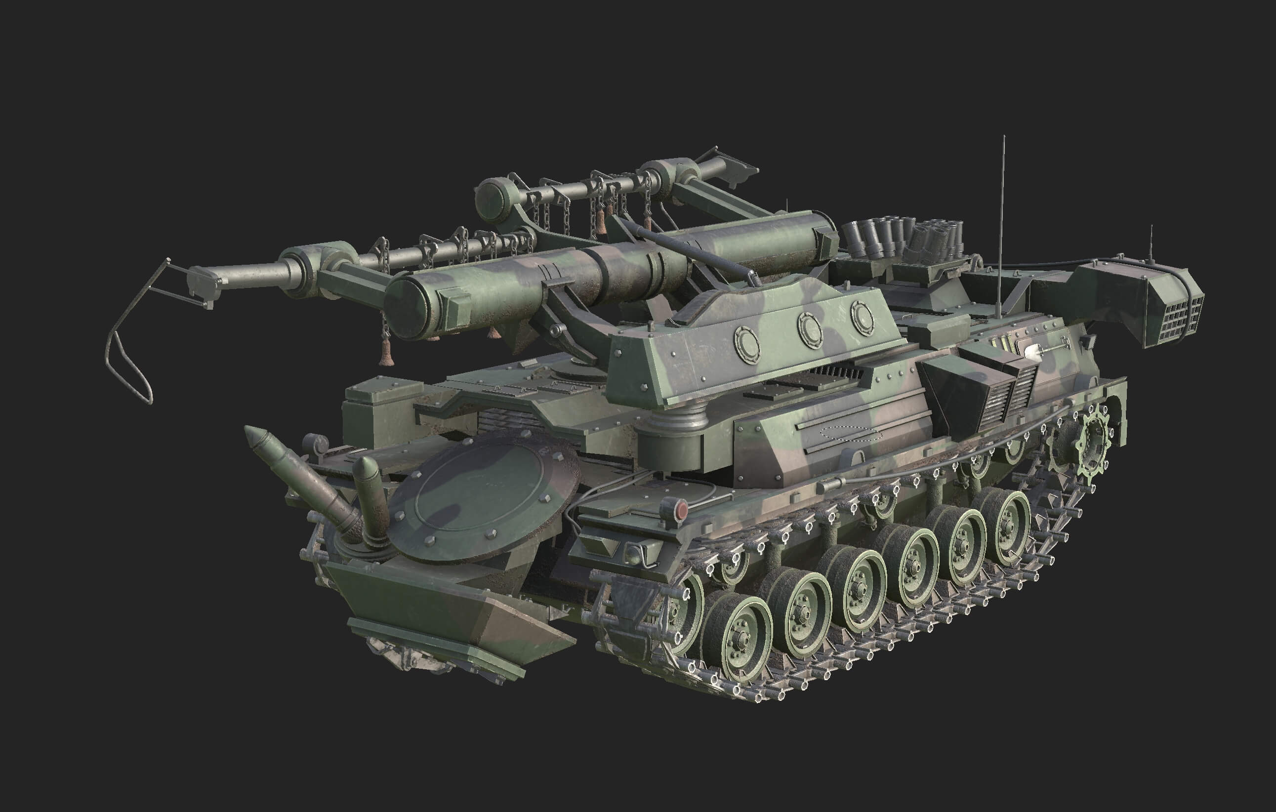 Minenraumpanzer Keiler Mine Clearing Tank - 3D Model by 3dstudio