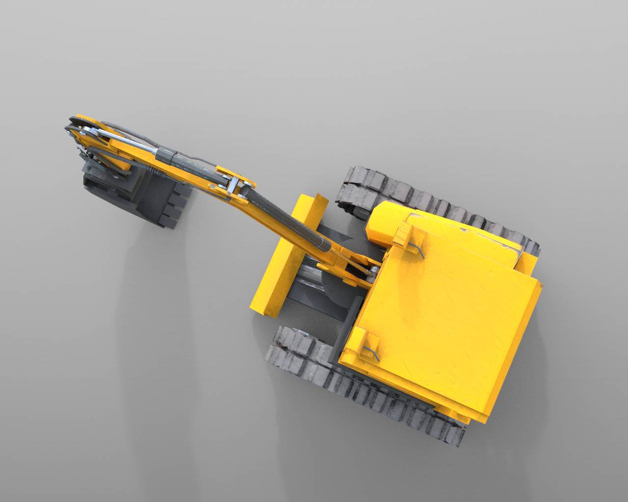 Mini Excavator - 3D Model by 3dstudio