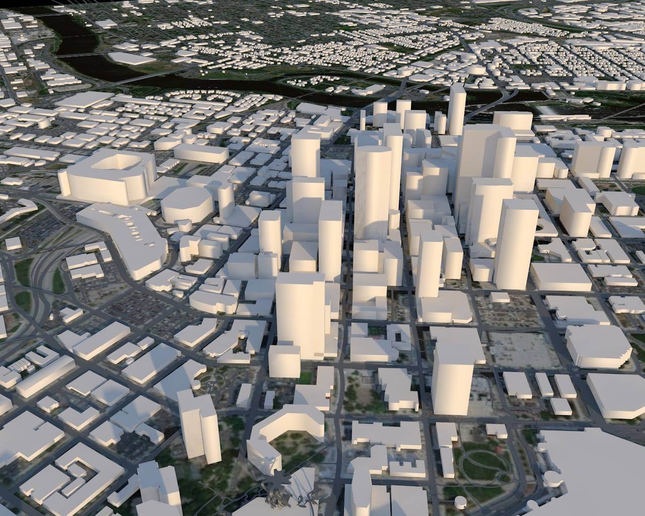 Minneapolis Minnesota - 3D Model by 3dstudio