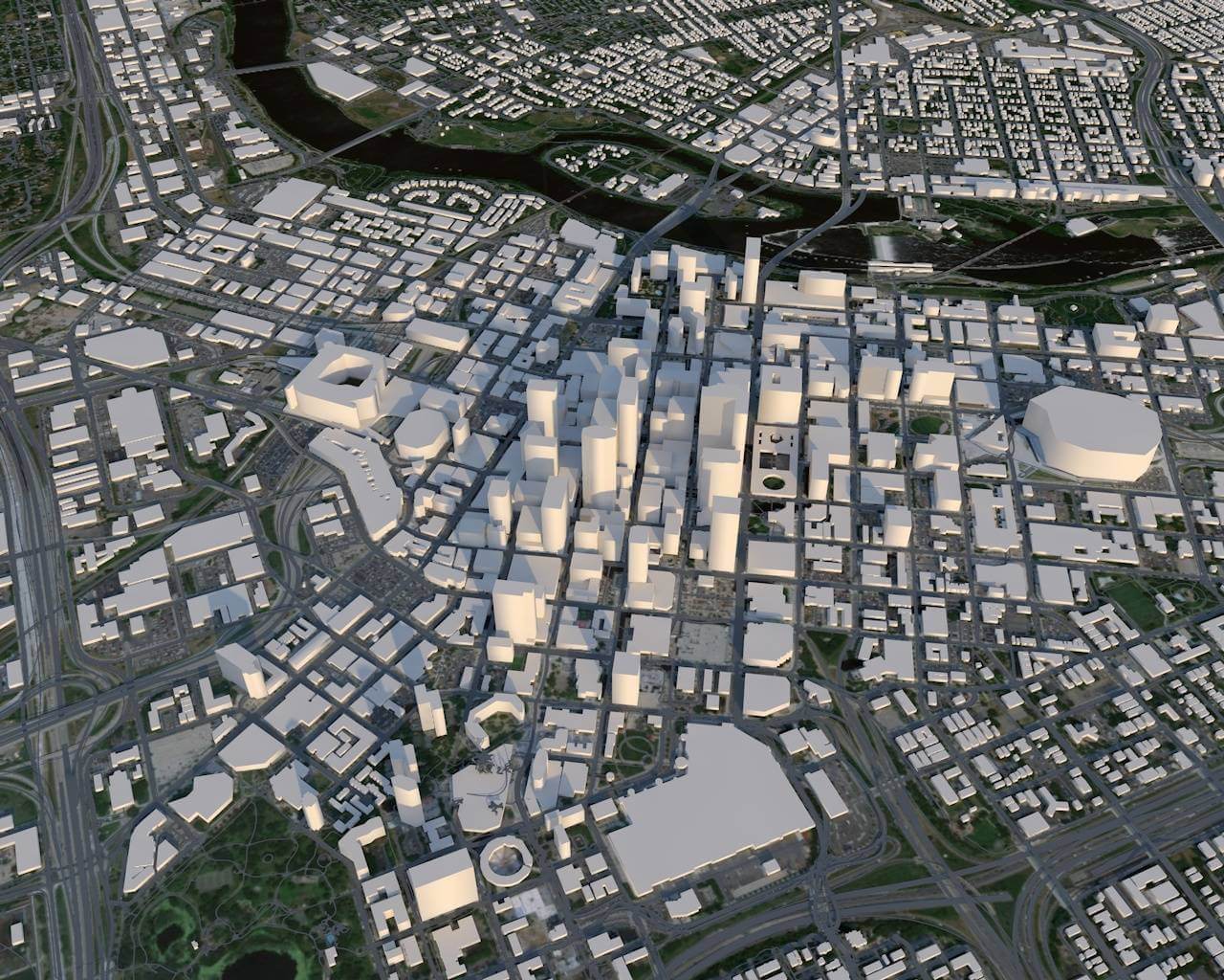 Minneapolis Minnesota - 3D Model by 3dstudio
