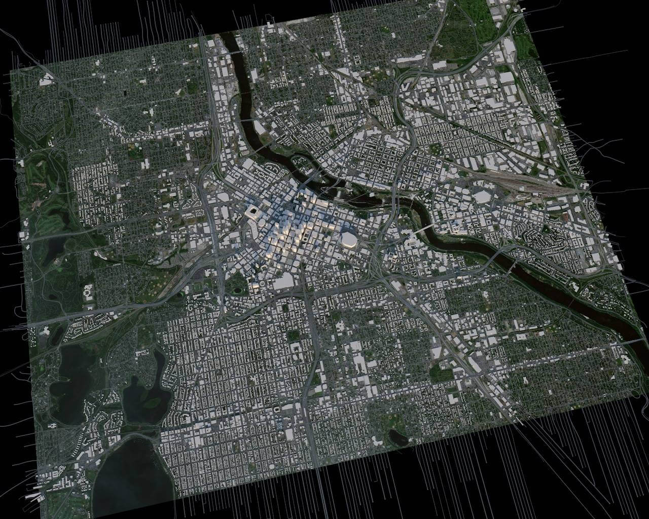 Minneapolis Minnesota - 3D Model by 3dstudio