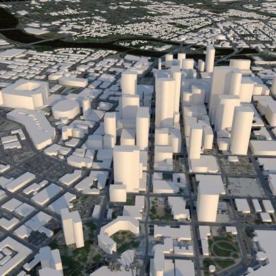 Minneapolis Minnesota - 3D Model by 3dstudio