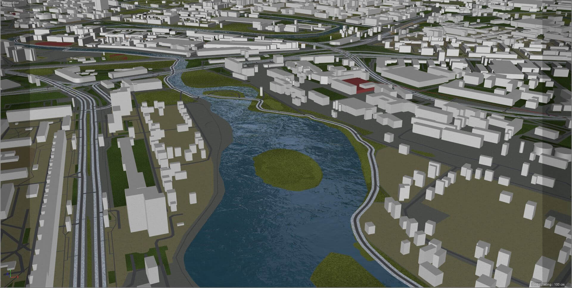 Minsk Belarus 60km - 3D Model by 3dstudio