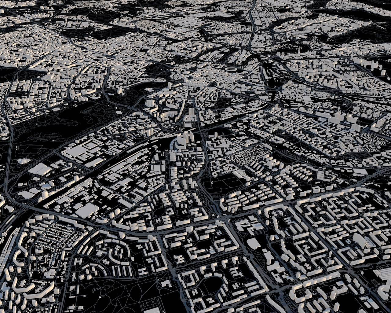Minsk Belarus - 3D Model by 3dstudio