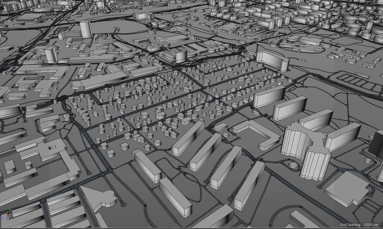 Minsk Belarus - 3D Model by 3dstudio