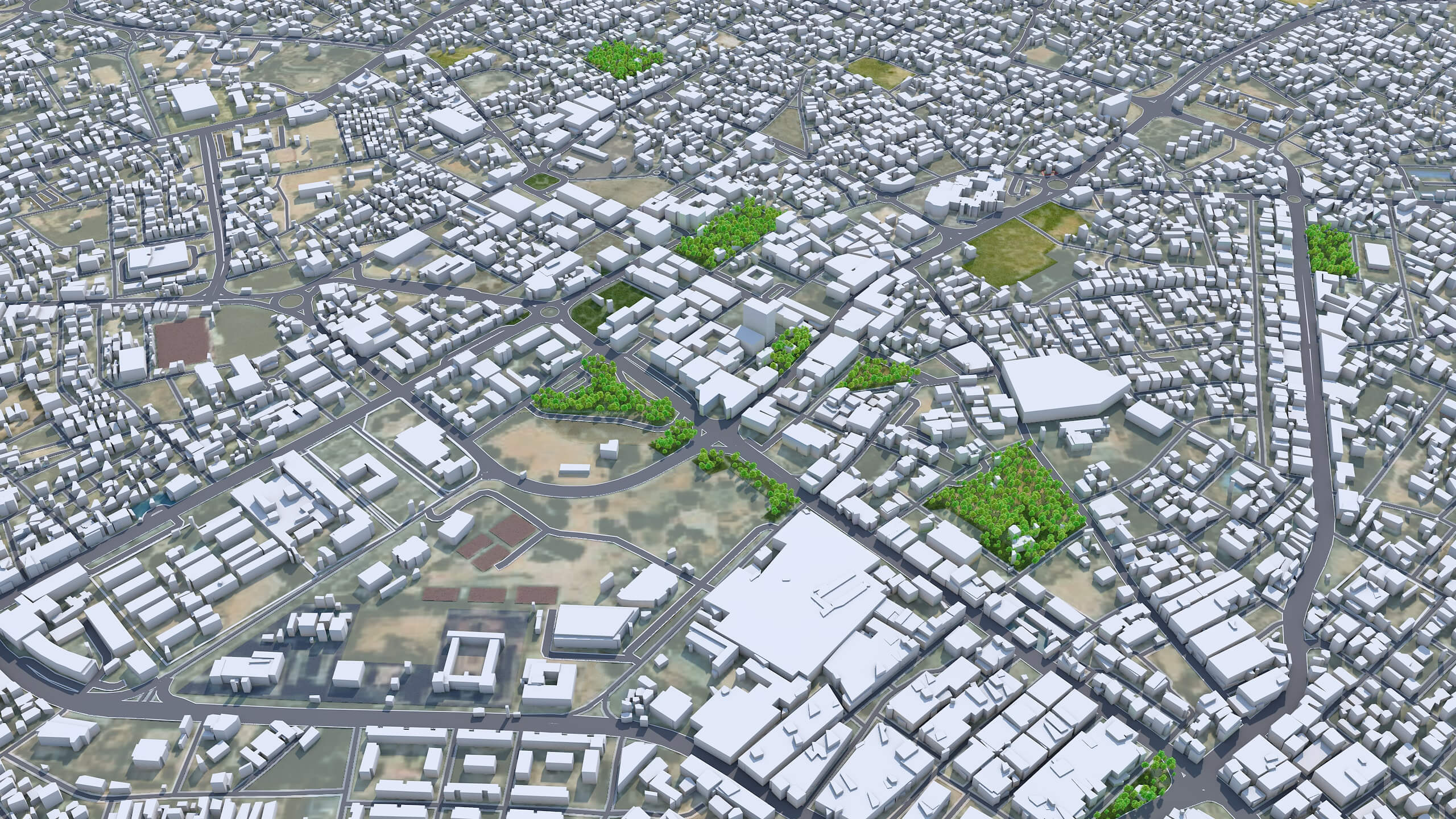 Misratah City Libya 3D Model 50km by 3dstudio