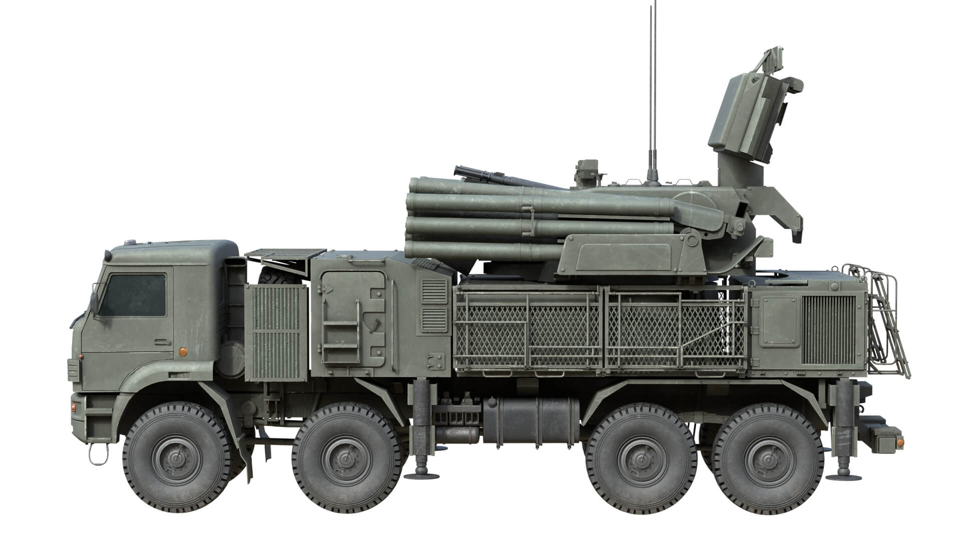 Missile System Pantsir S1 SA-22 3D Model by 3dstudio