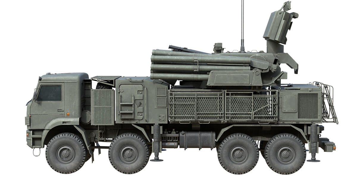 Missile System Pantsir S1 SA-22 3D Model by 3dstudio