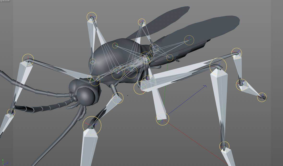 Mosquito - 3D Model by 3dstudio