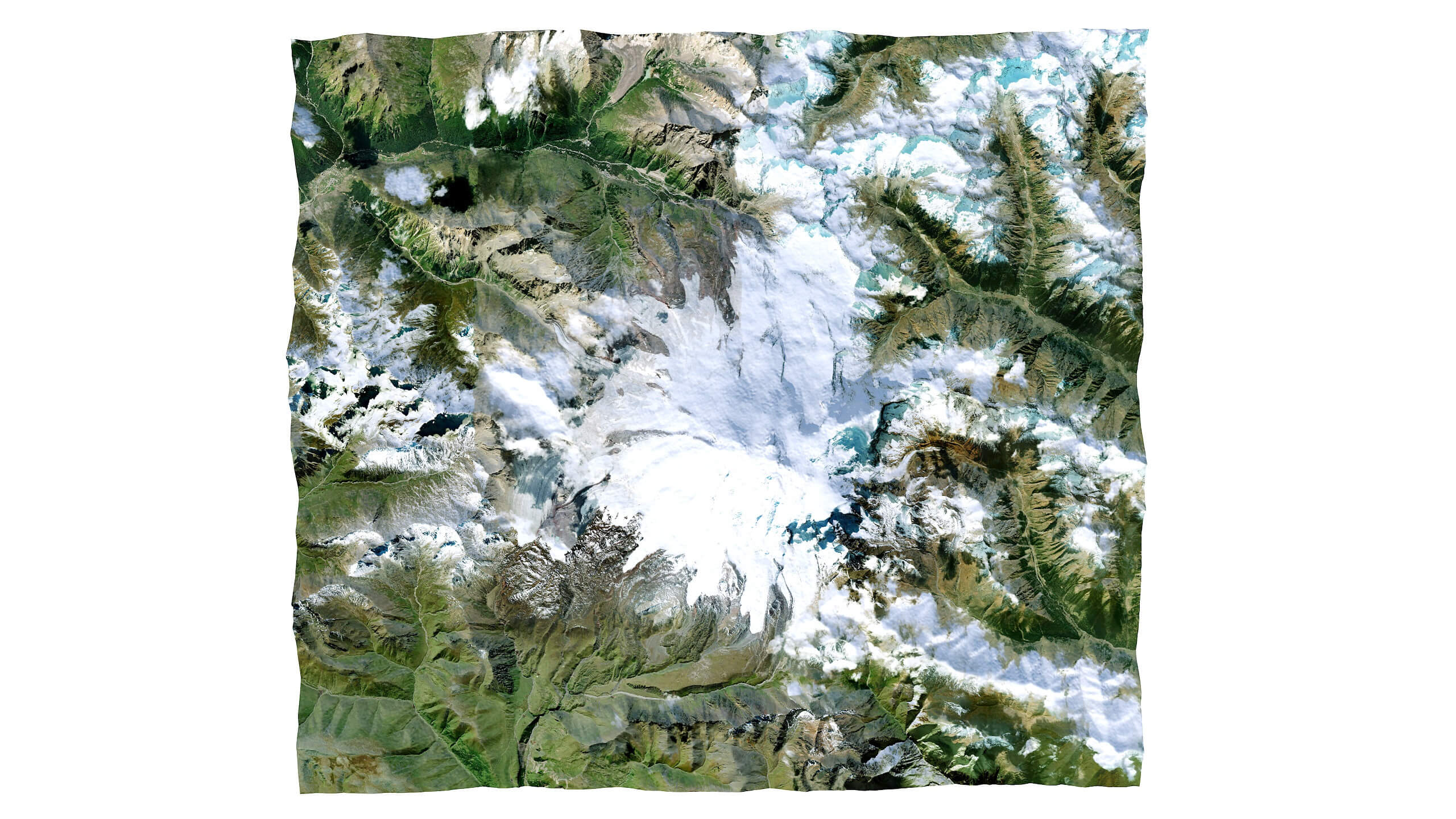 Mount Elbrus Russia Terrain 3D Model by 3dstudio