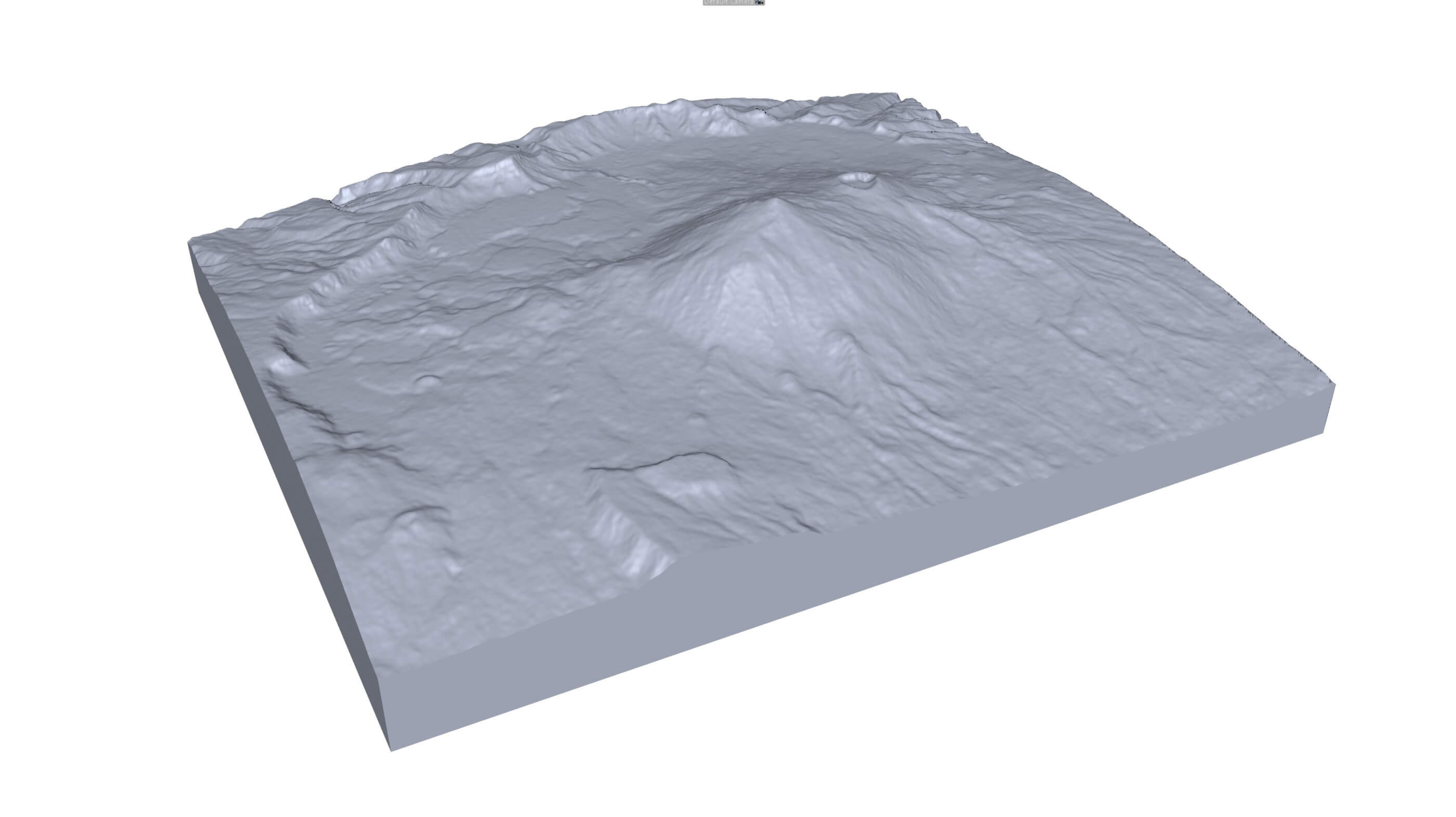 Mount Teide Spain Terrain 3D Model by 3dstudio