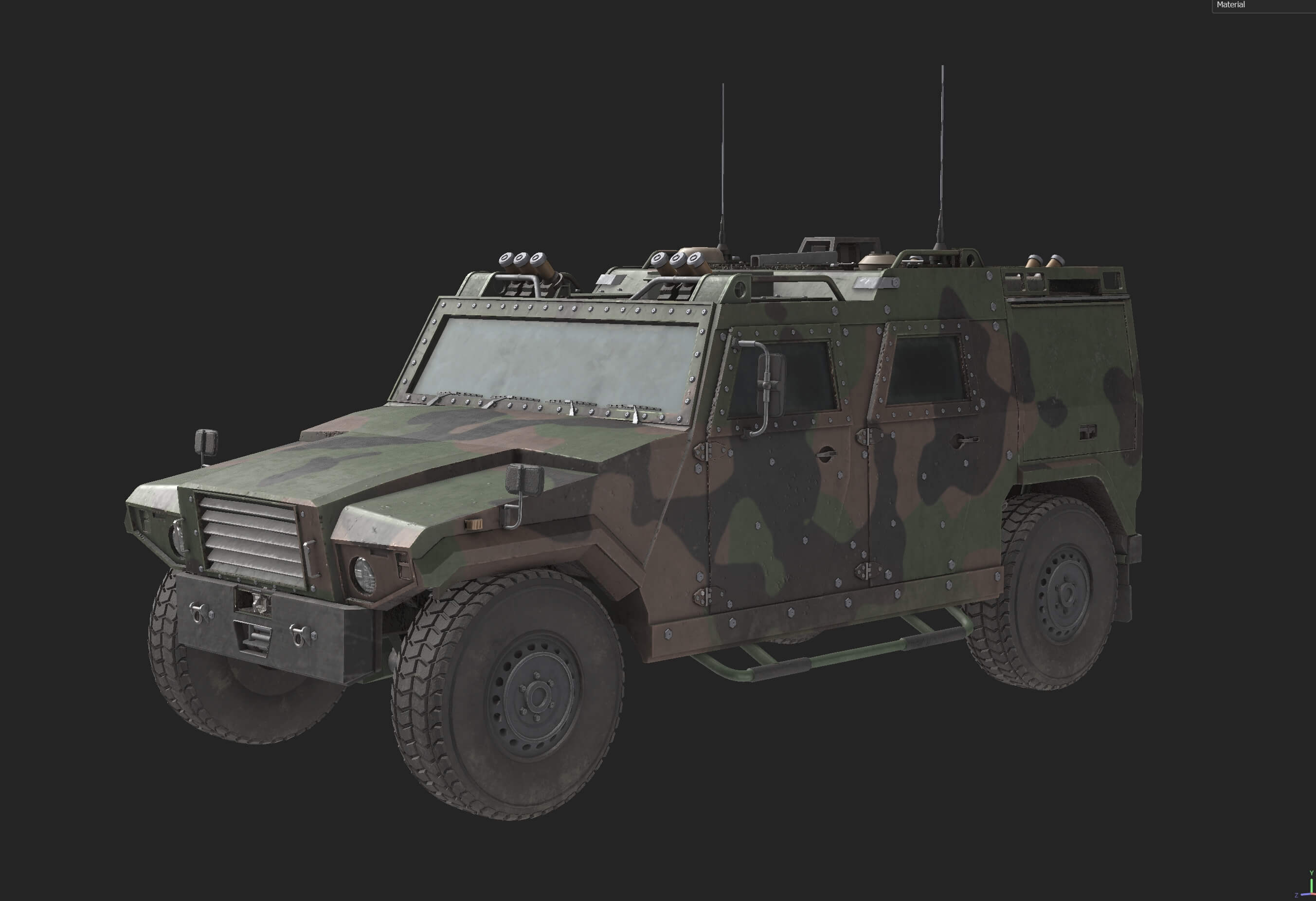 Mowag Eagle IV Infantry Mobility Vehicle 3D Model by 3dstudio