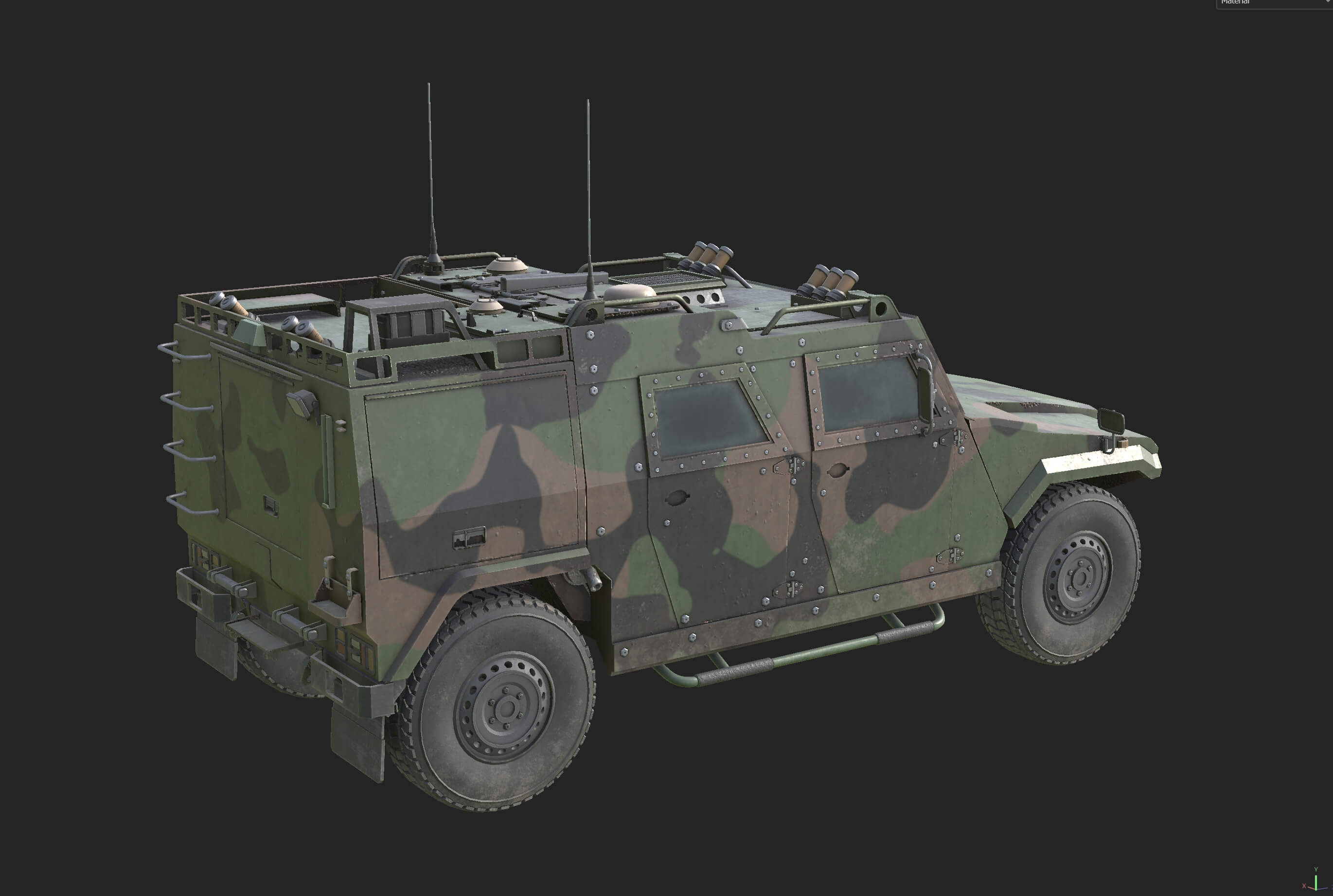 Mowag Eagle IV Infantry Mobility Vehicle 3D Model by 3dstudio