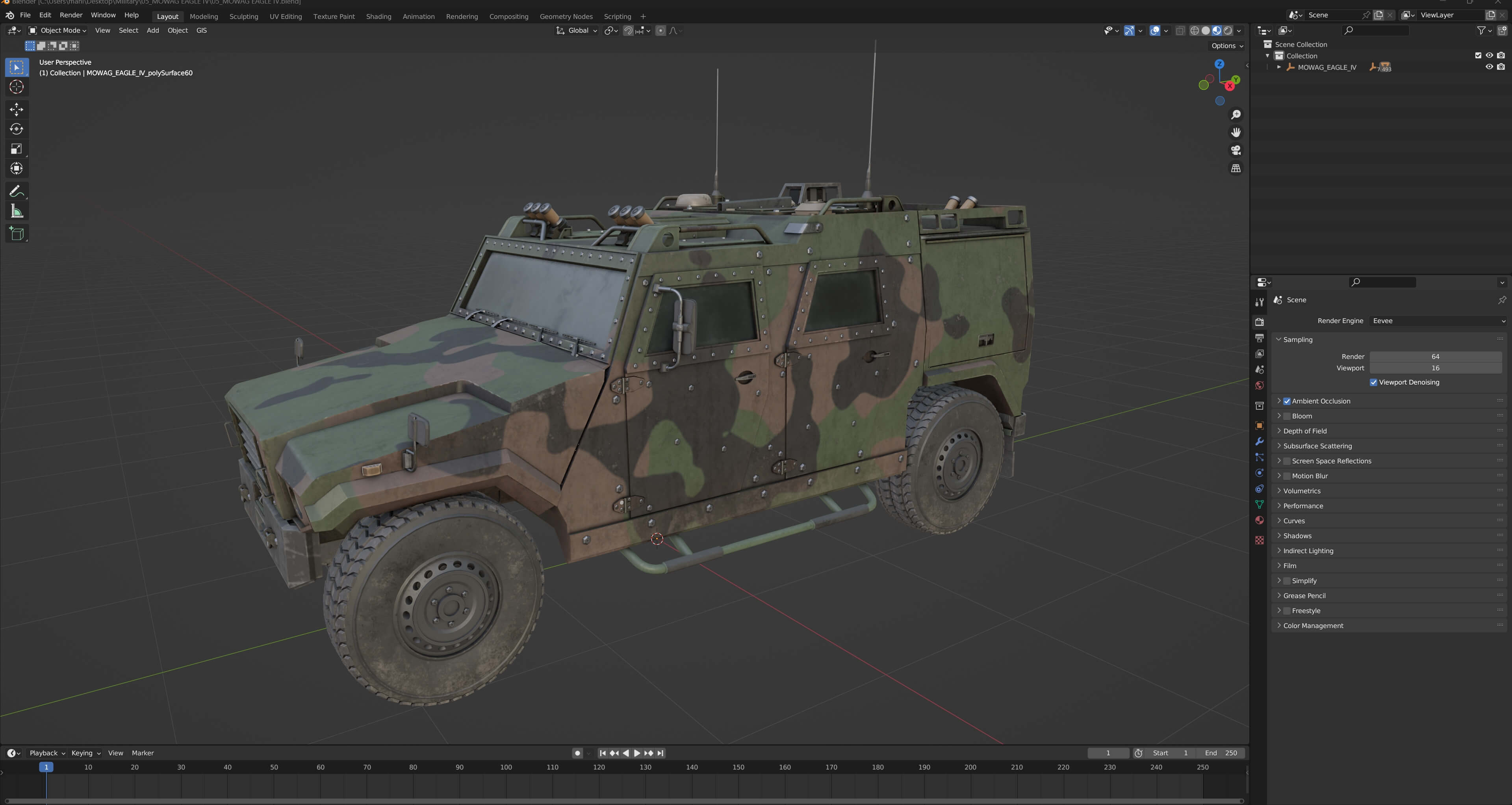 Mowag Eagle IV Infantry Mobility Vehicle 3D Model by 3dstudio