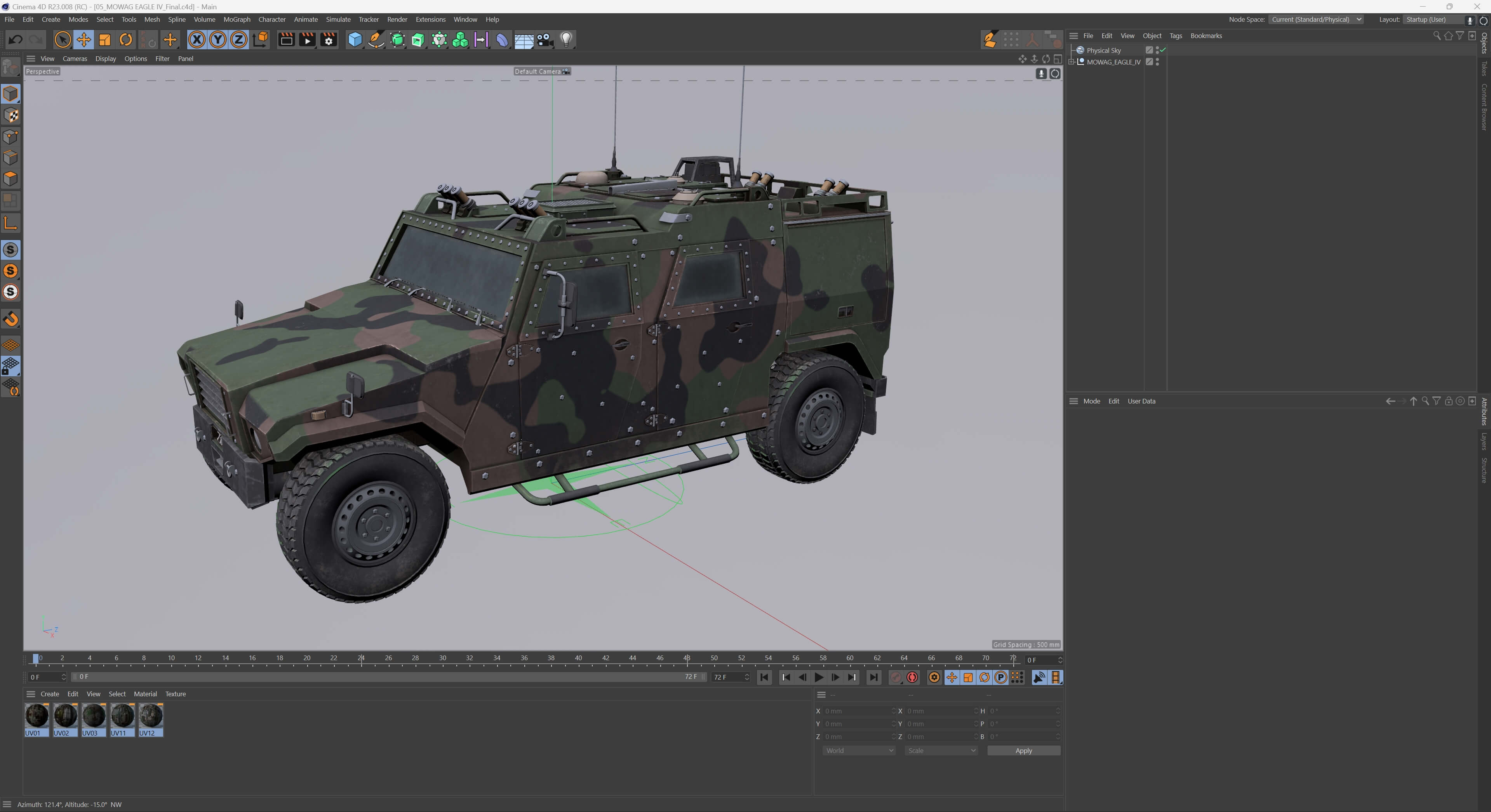Mowag Eagle IV Infantry Mobility Vehicle 3D Model by 3dstudio