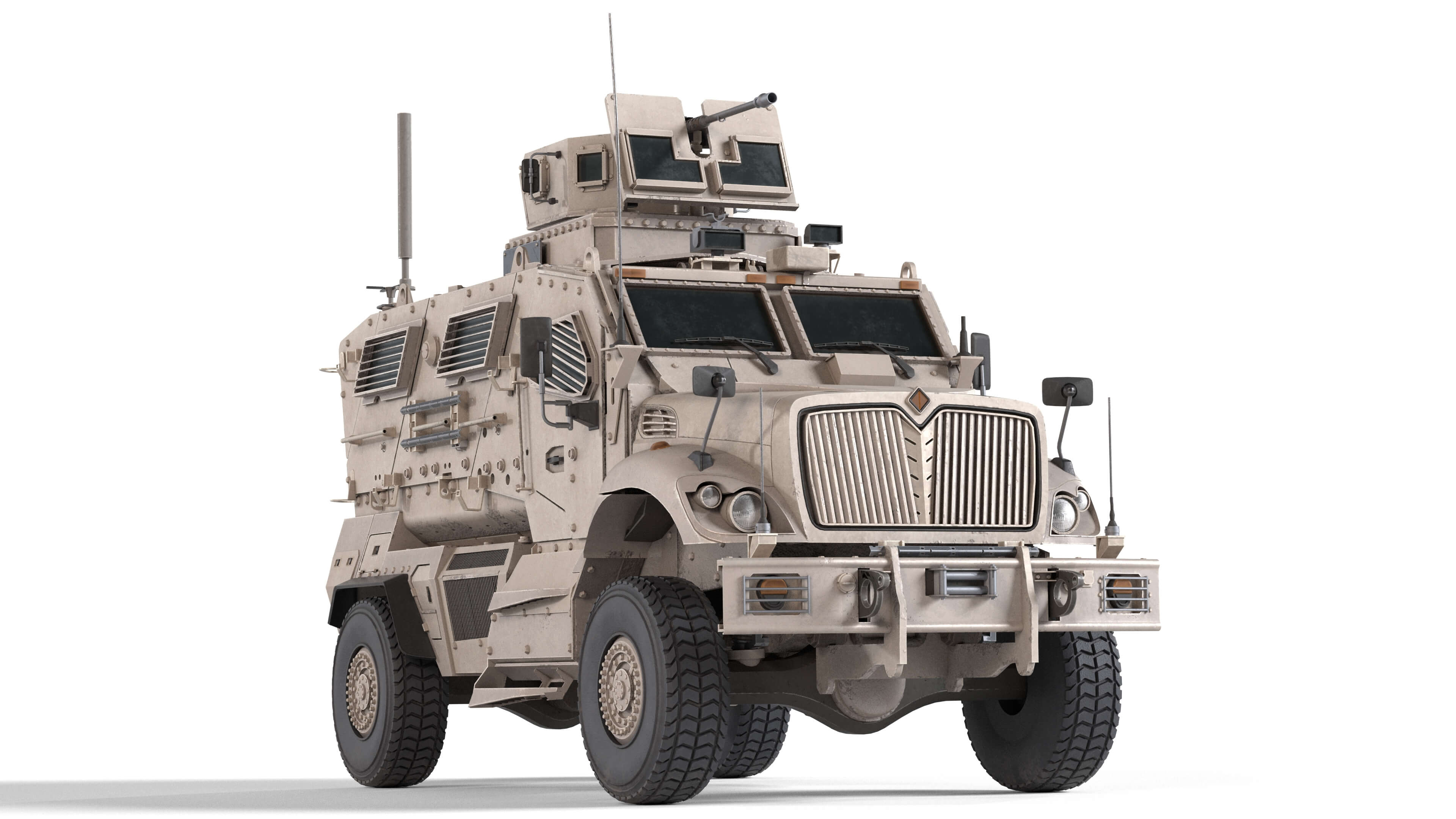MRAP International Maxxpro Tank - 3D Model by 3dstudio