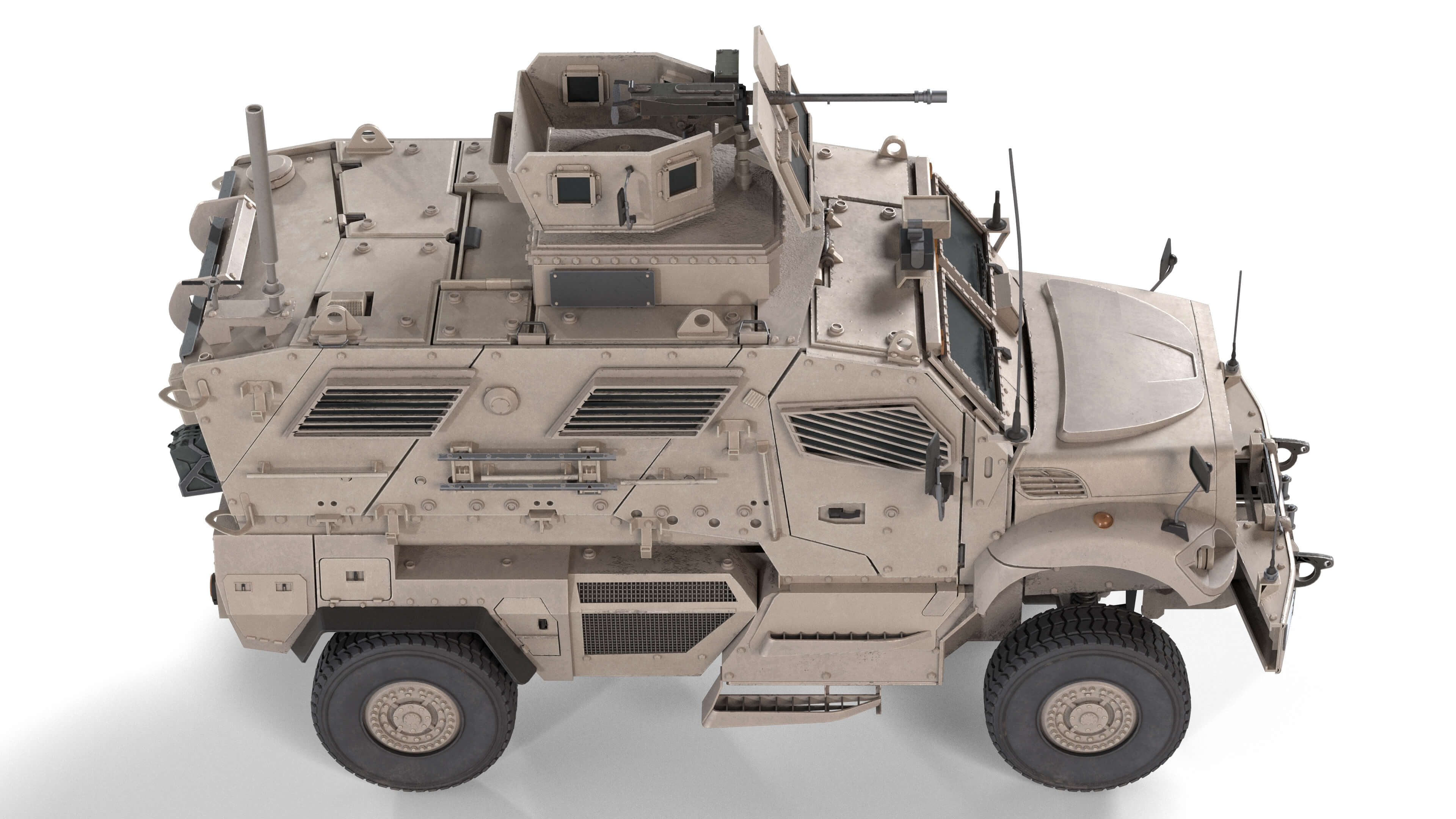 MRAP International Maxxpro Tank - 3D Model by 3dstudio