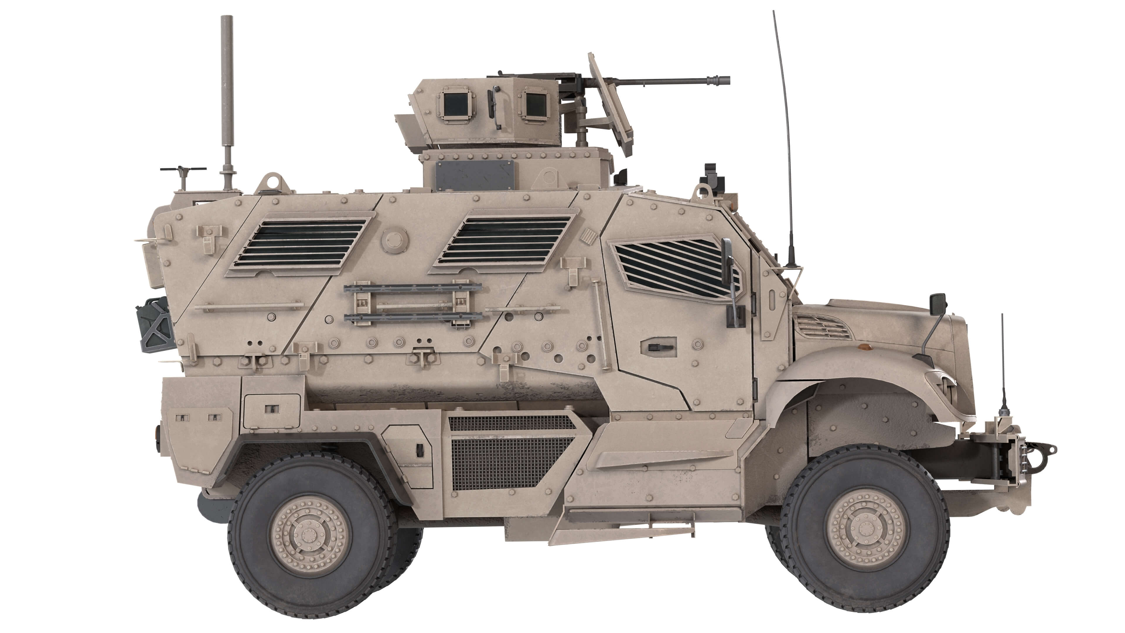 MRAP International Maxxpro Tank - 3D Model by 3dstudio