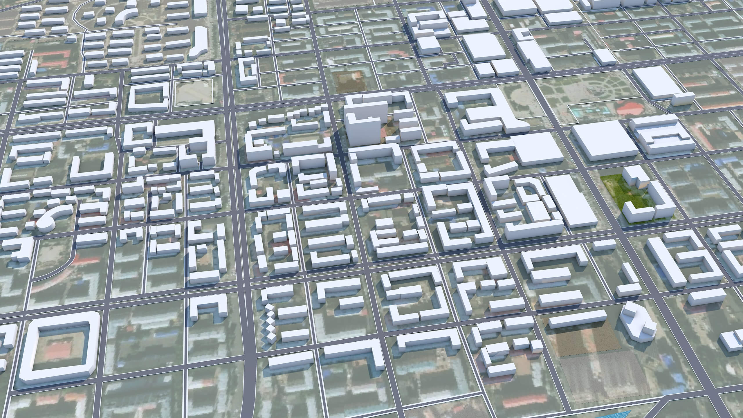 Mudanjiang City Heilongjiang China 3D Model 25km by 3dstudio