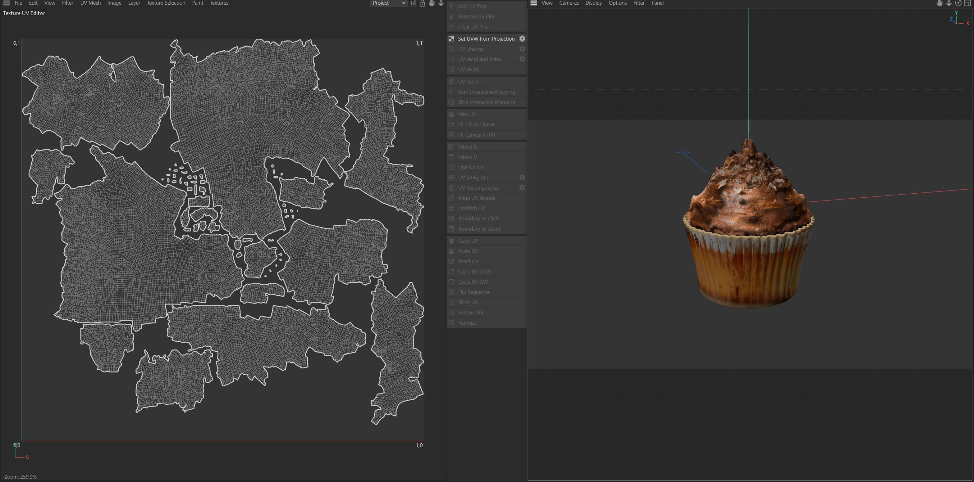 Muffin 11 3D Model by 3dstudio