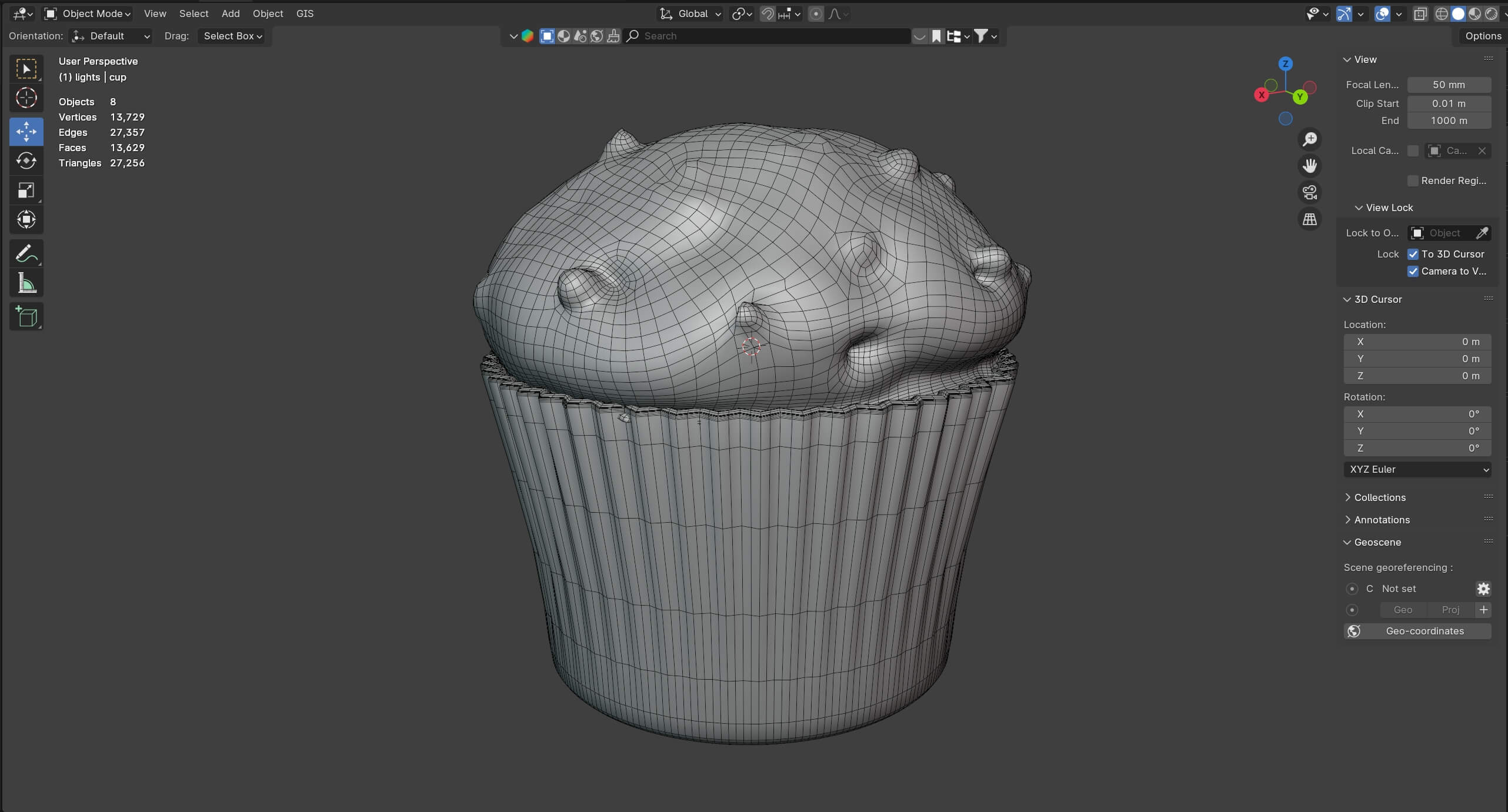 Muffin 13 3D Model by 3dstudio