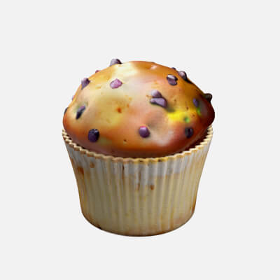Muffin 13 3D Model by 3dstudio