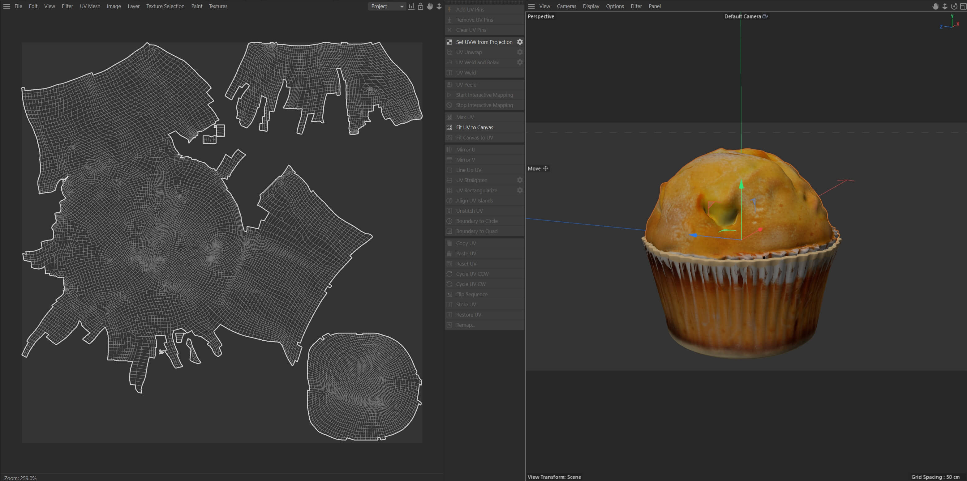Muffin 15 3D Model by 3dstudio