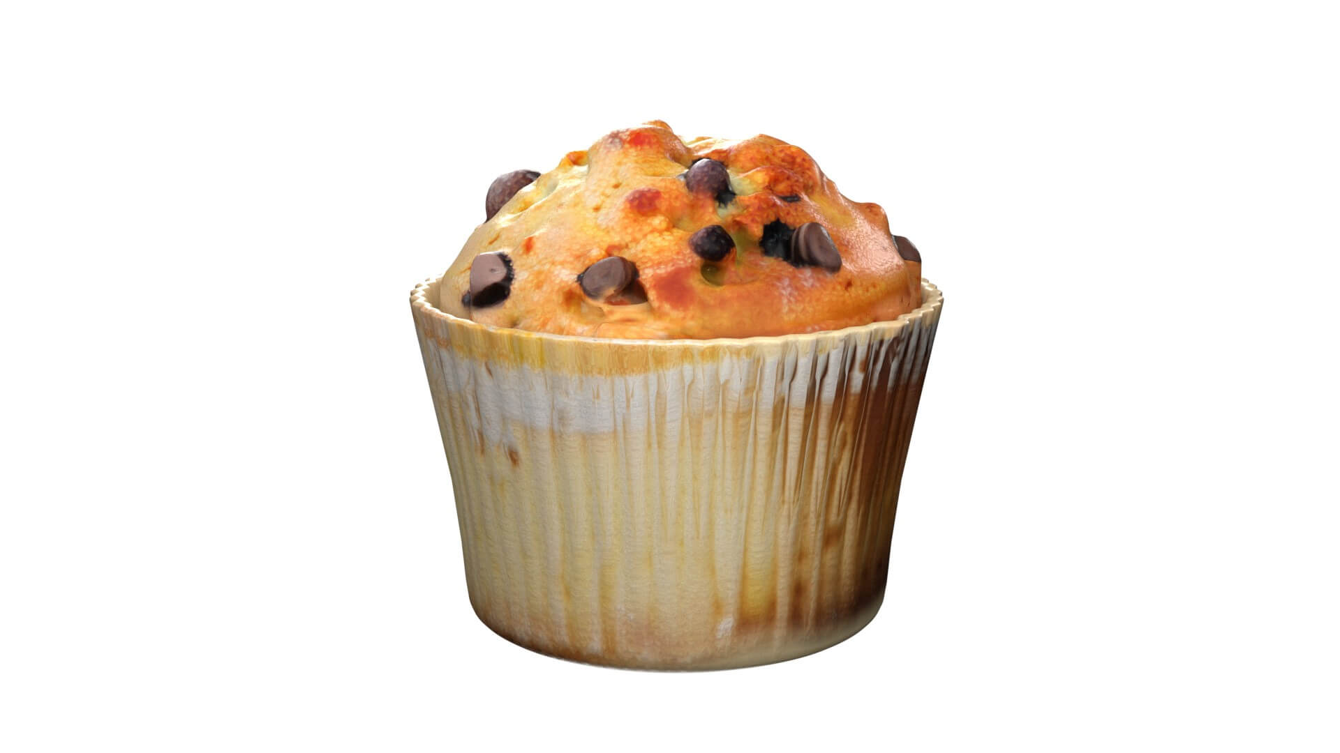 Muffin 18 3D Model by 3dstudio