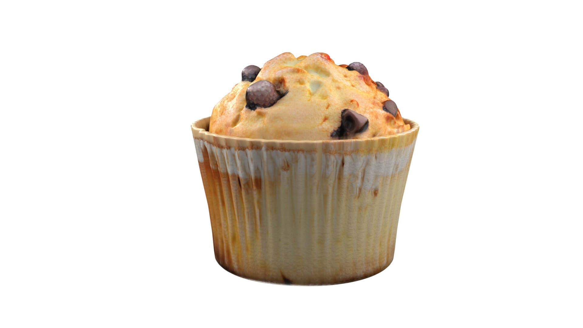 Muffin 18 3D Model by 3dstudio