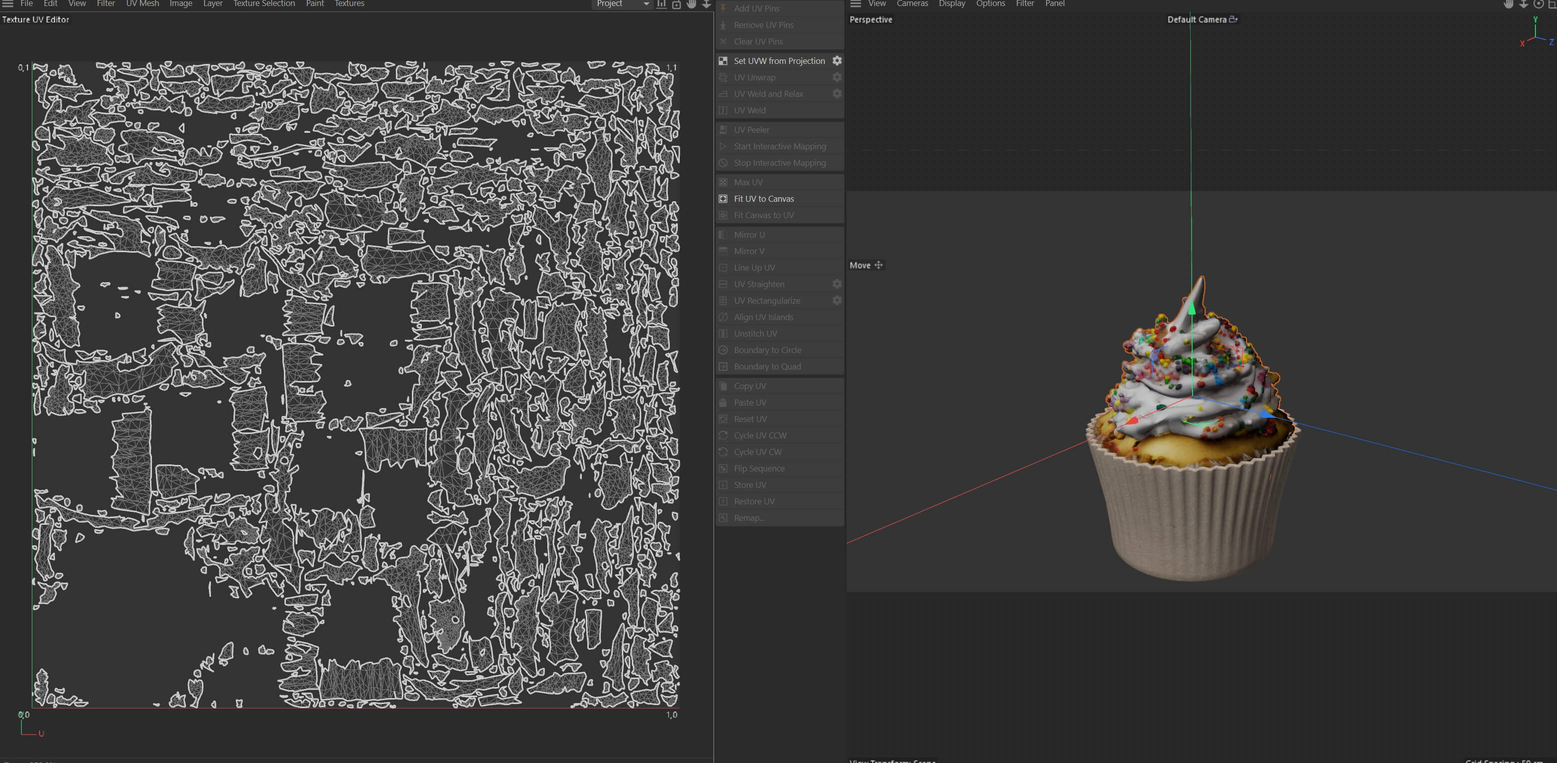Muffin 6 3D Model by 3dstudio