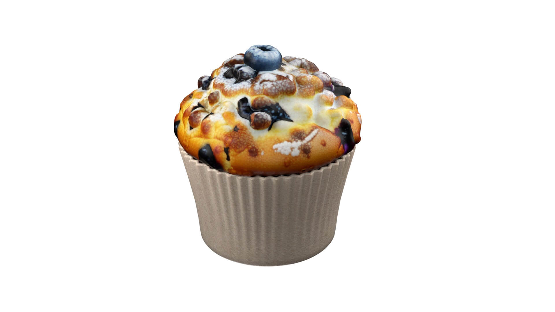 Muffin 7 3D Model by 3dstudio