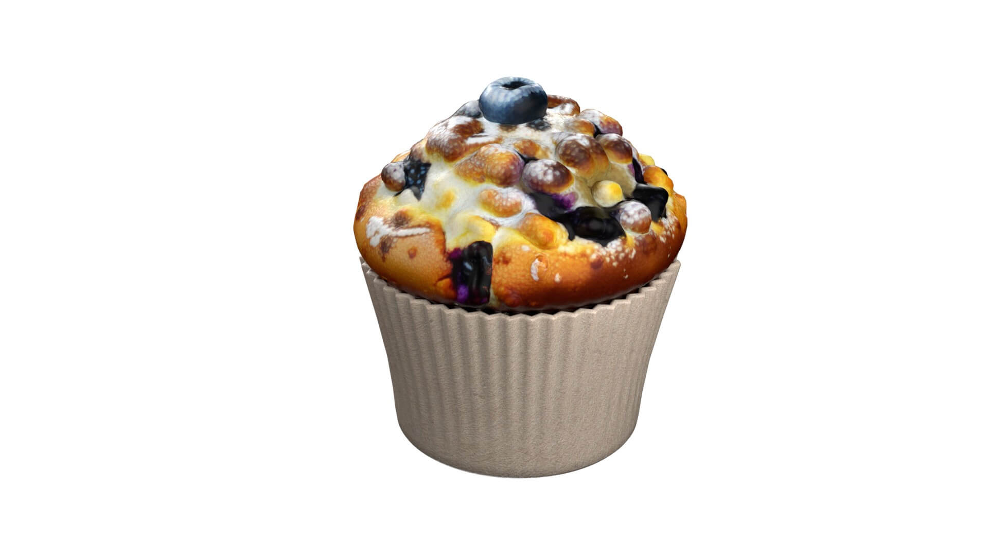 Muffin 7 3D Model by 3dstudio