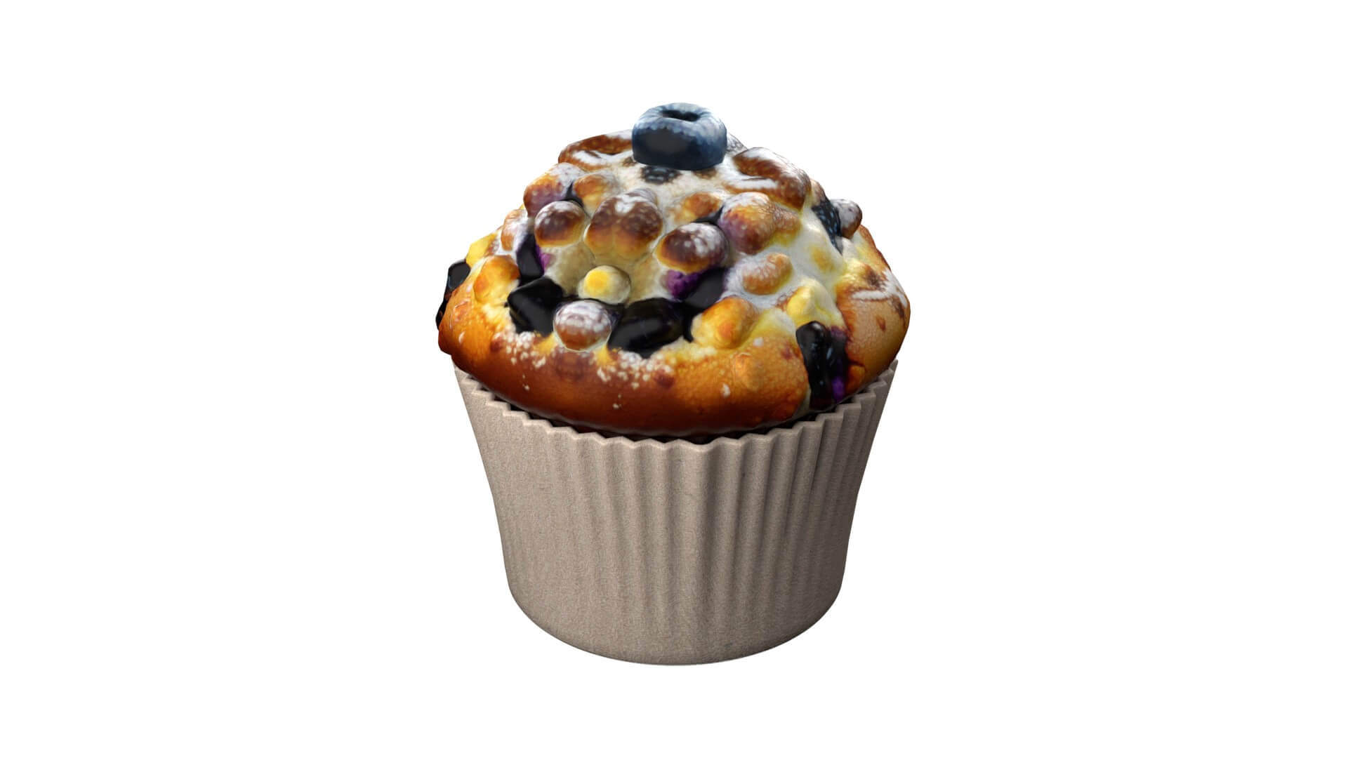 Muffin 7 3D Model by 3dstudio