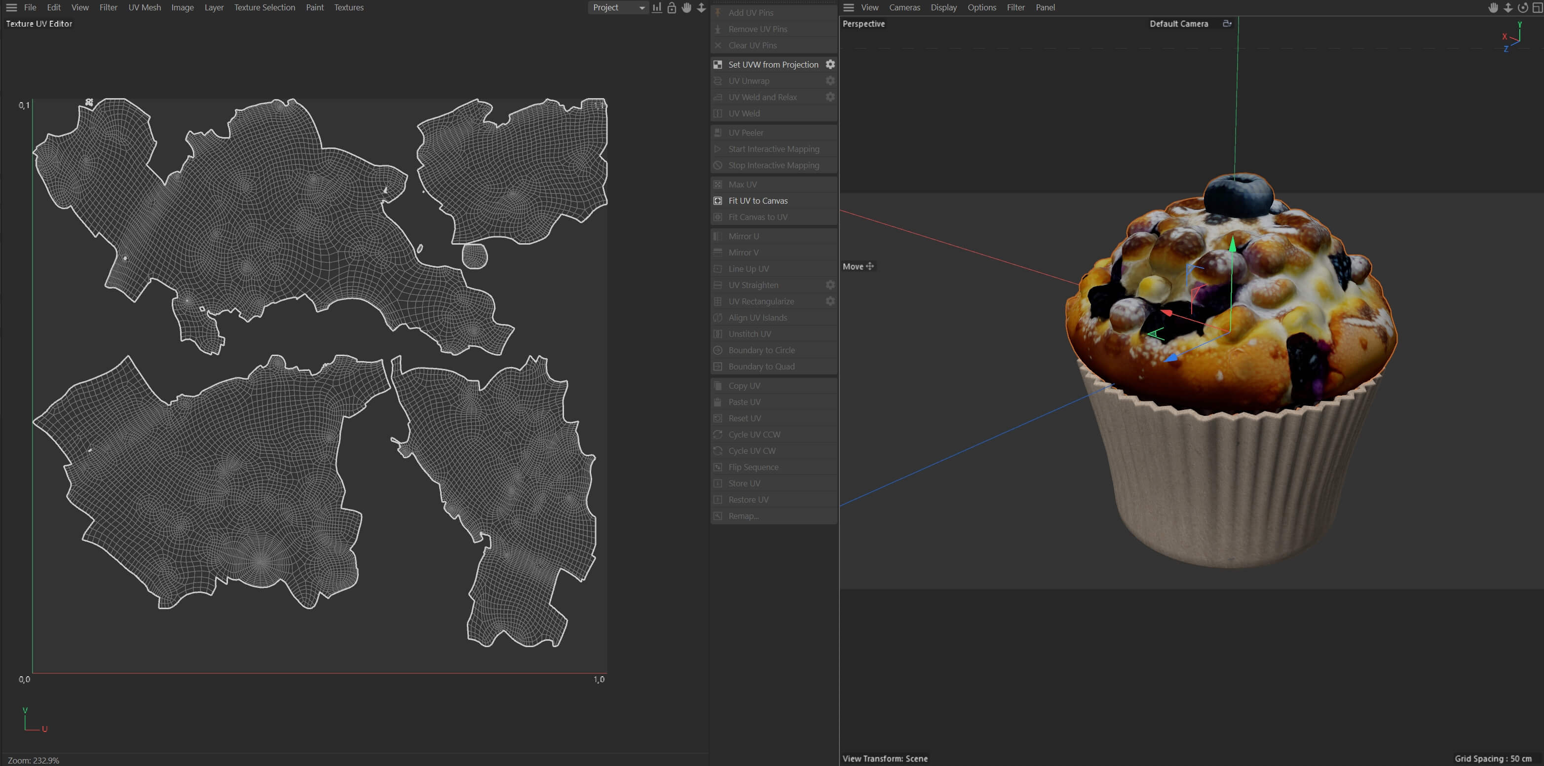 Muffin 7 3D Model by 3dstudio