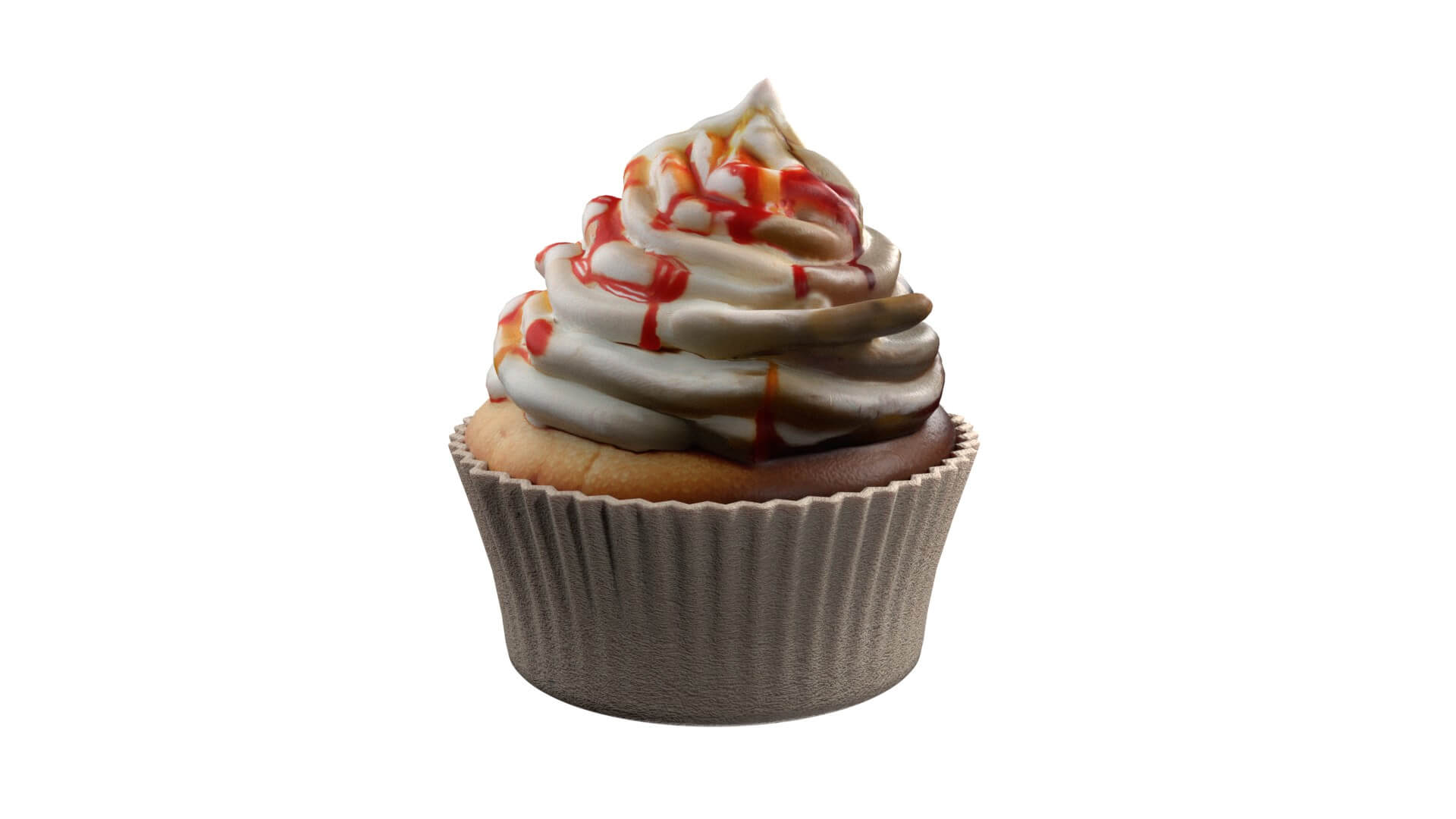 Muffin 8 3D Model by 3dstudio