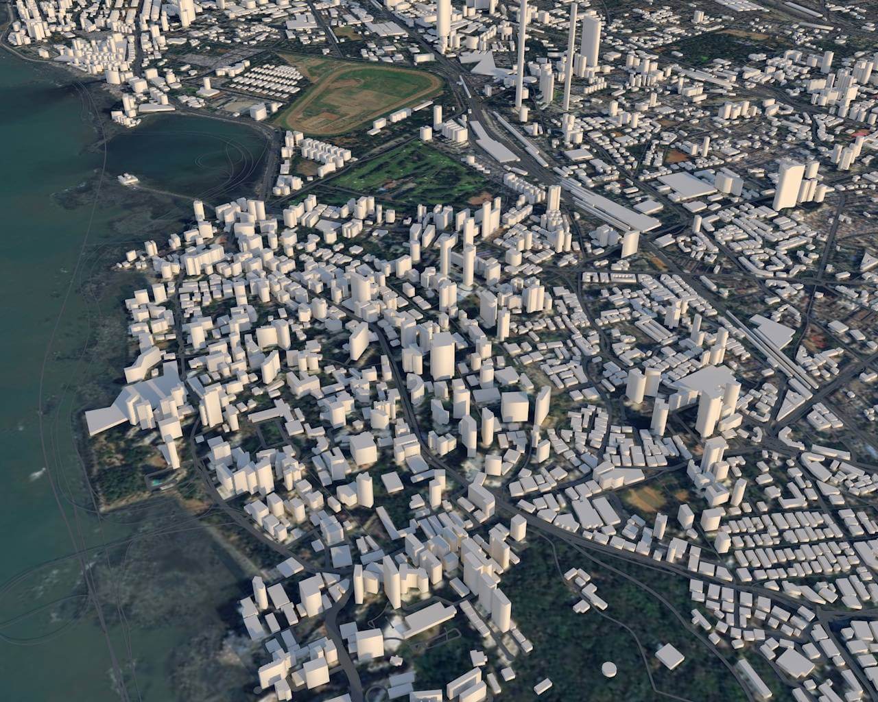 Mumbai India - 3D Model by 3dstudio