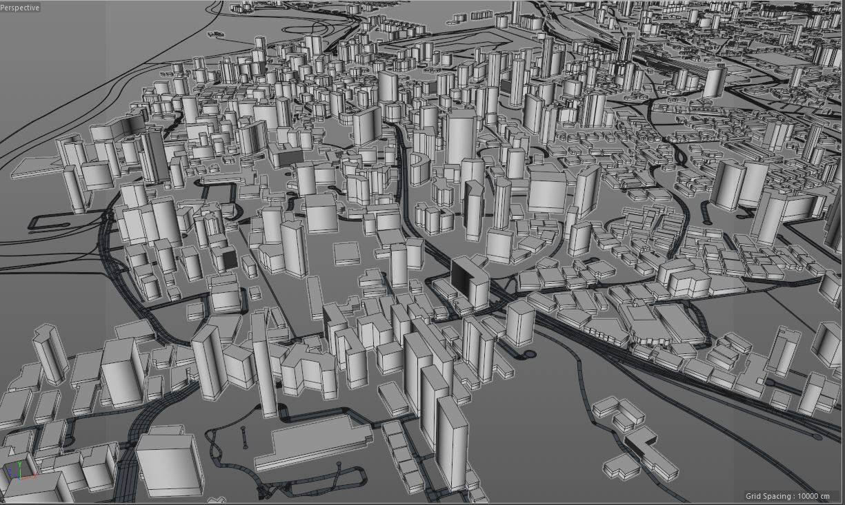 Mumbai India - 3D Model by 3dstudio