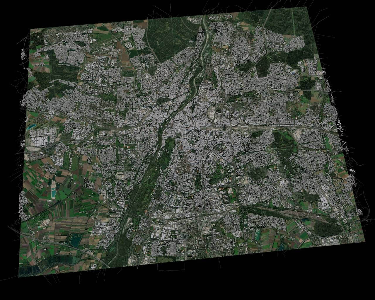 Munich Germany - 3D Model by 3dstudio