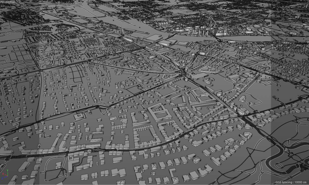 Munich Germany - 3D Model by 3dstudio