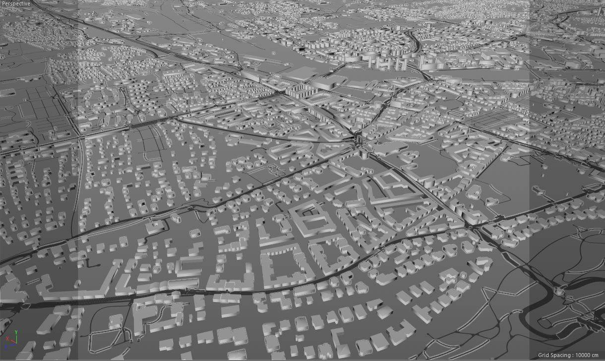 Munich Germany - 3D Model by 3dstudio