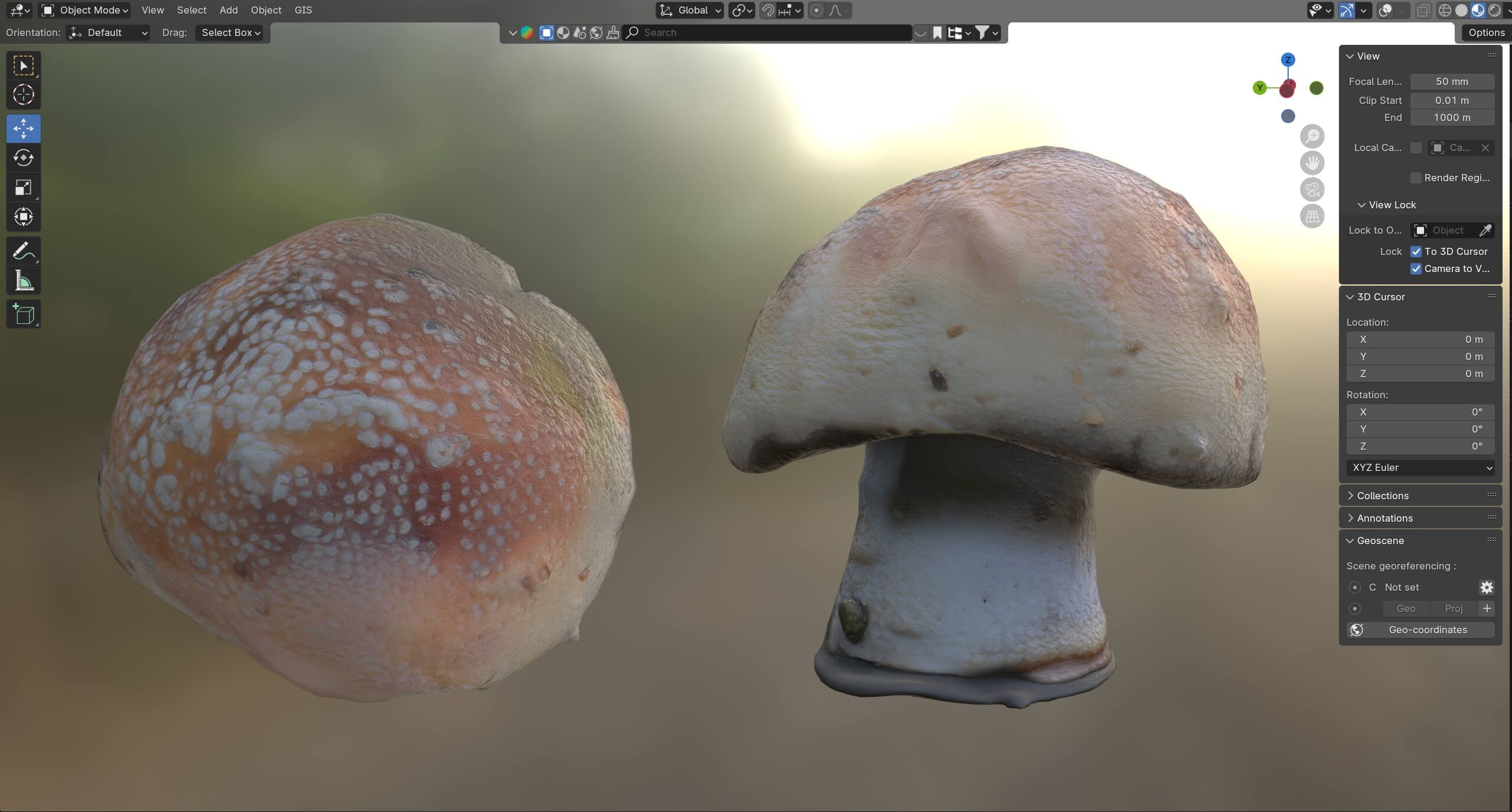 Mushroom 18 3D Model by 3dstudio