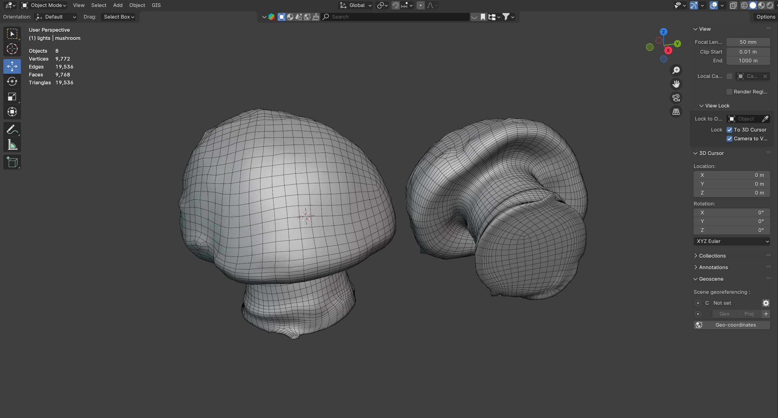 Mushroom 18 3D Model by 3dstudio