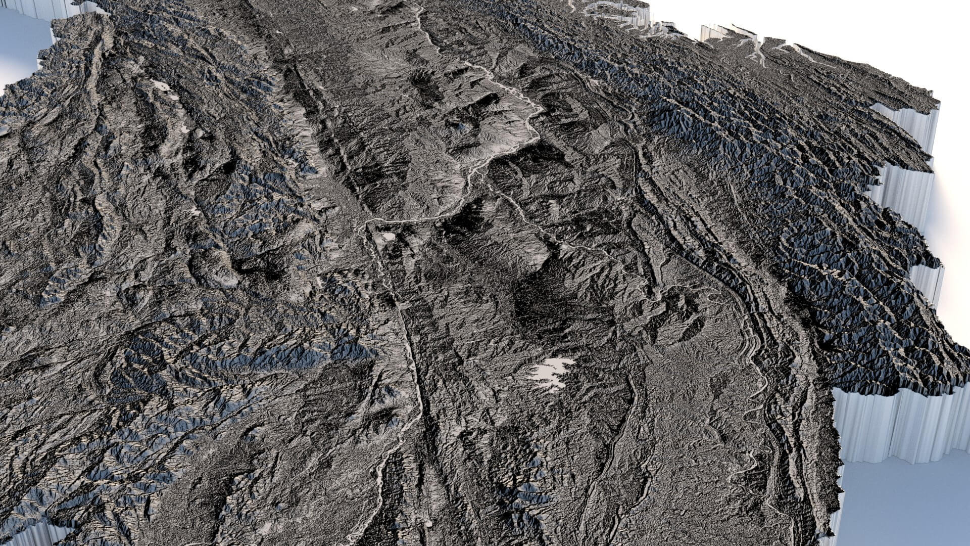 Myanmar Terrain Map - 3D Model by 3dstudio