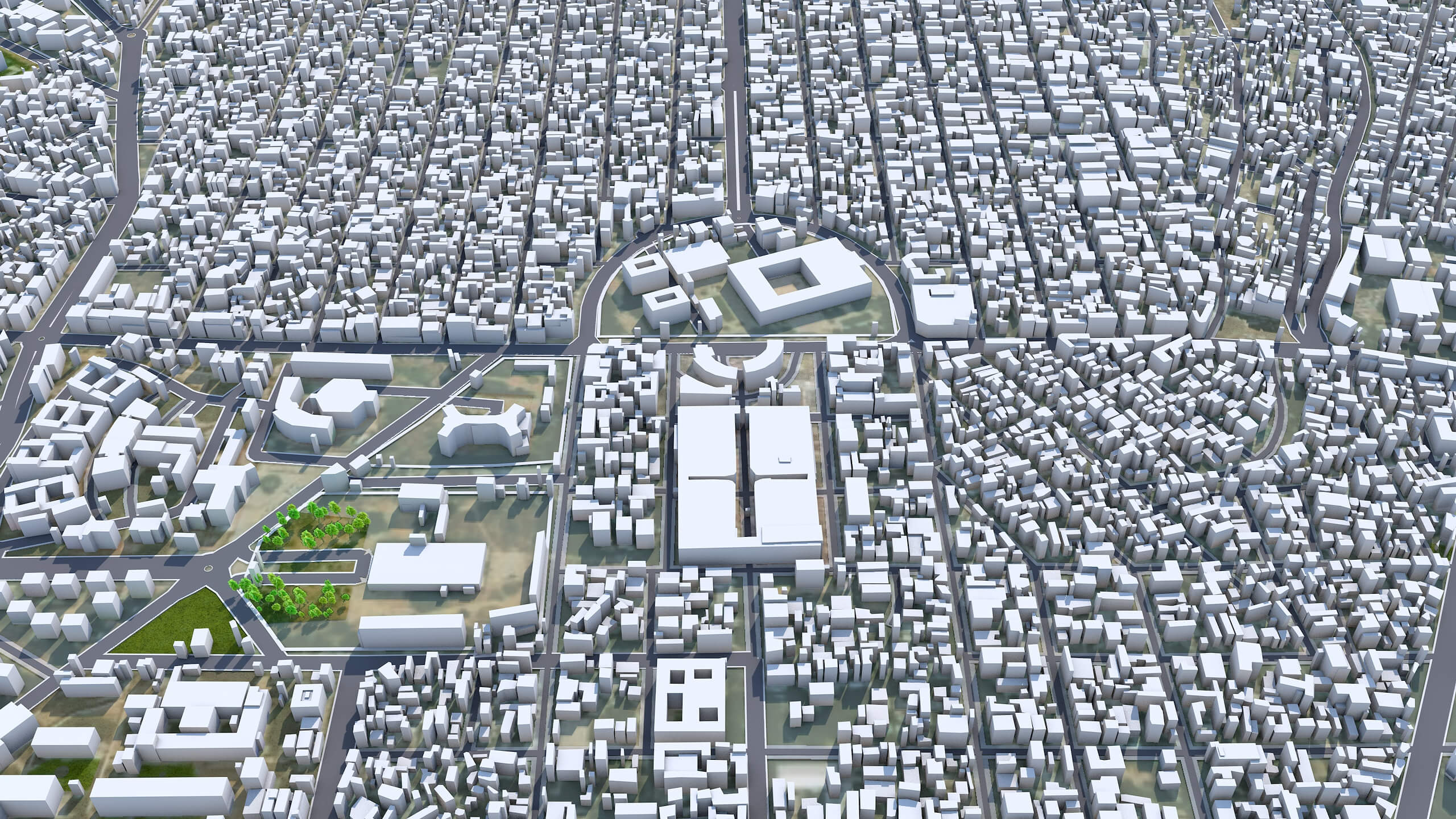 N Djamena Chad 3D Model 30km by 3dstudio