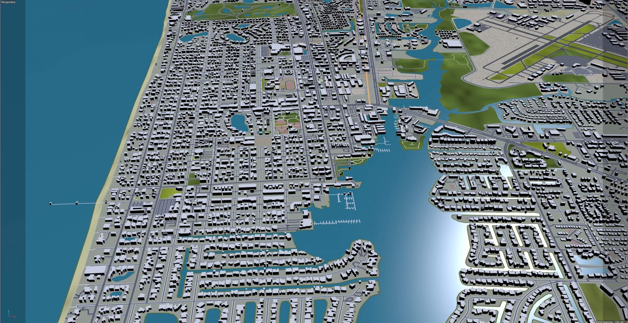 Naples Florida 30km - 3D Model by 3dstudio