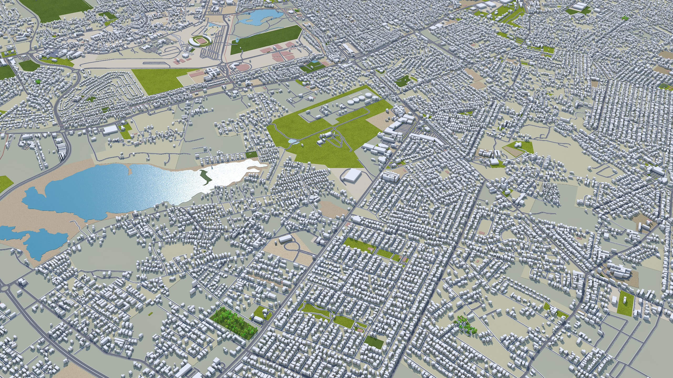 Nassau City The Bahamas 40km - 3D Model by 3dstudio