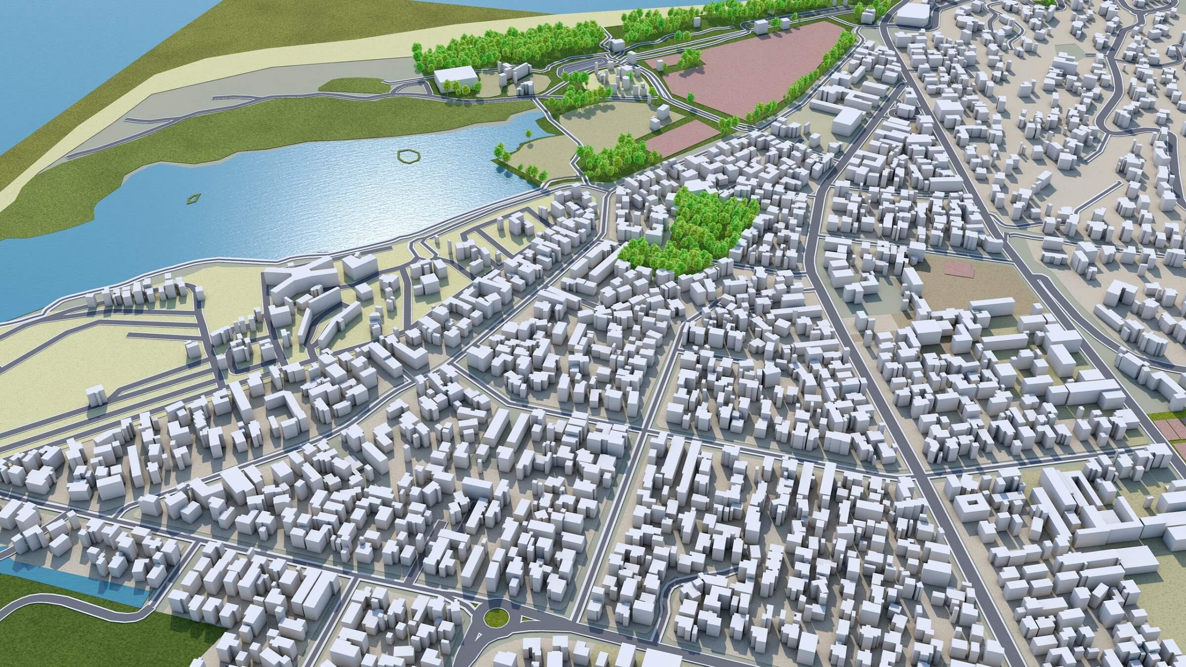 Nelson New Zealand 40km - 3D Model by 3dstudio