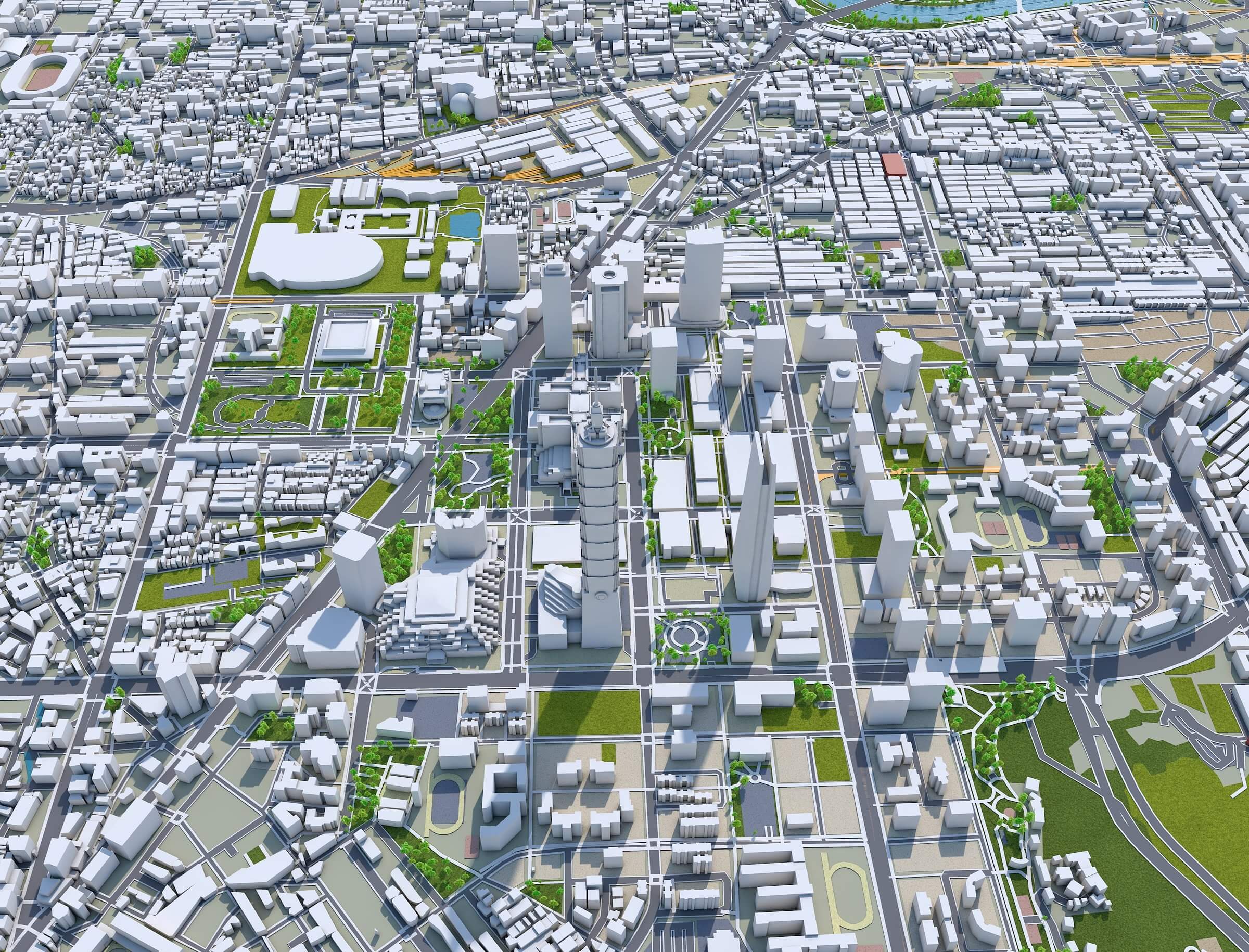 New Taipei Taiwan - 3D Model by 3dstudio