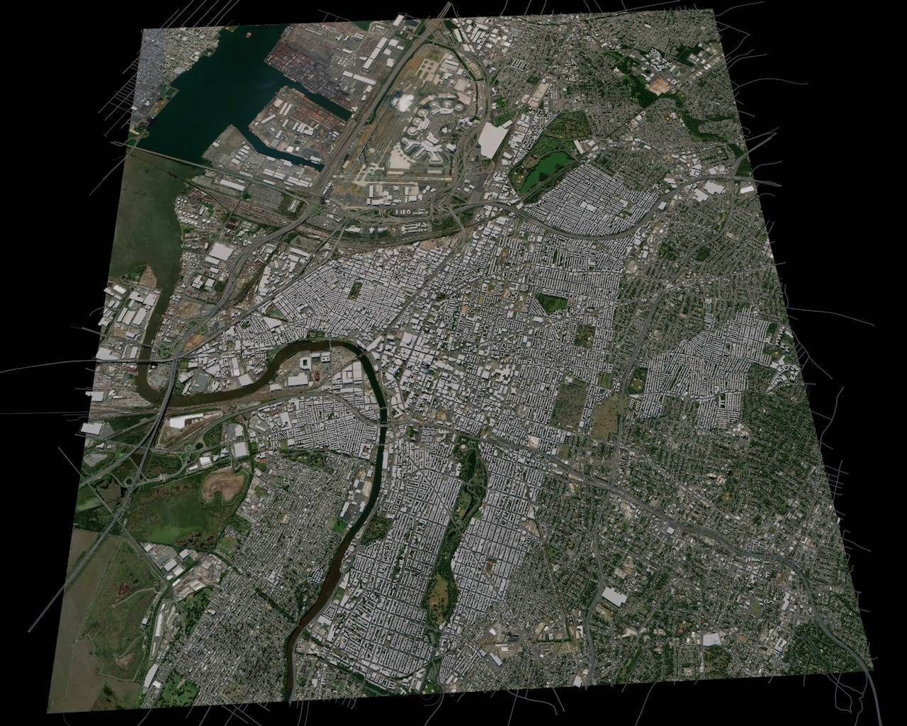 Newark New Jersey - 3D Model by 3dstudio